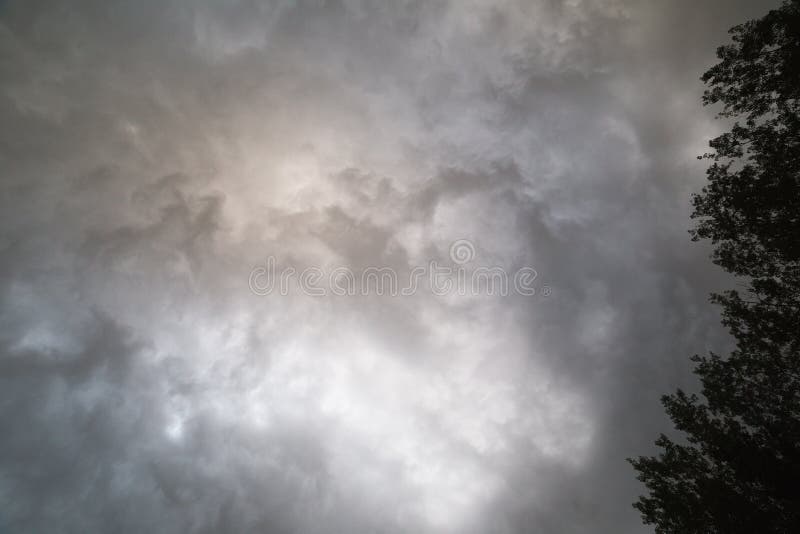 Storm Clouds Near Trees stock image. Image of weather - 99072197