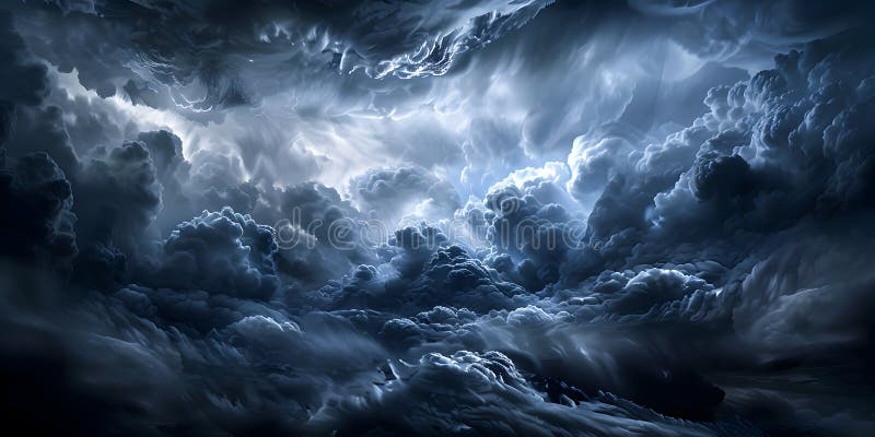 Storm clouds at night stock image. Image of thunderstorm - 324352383