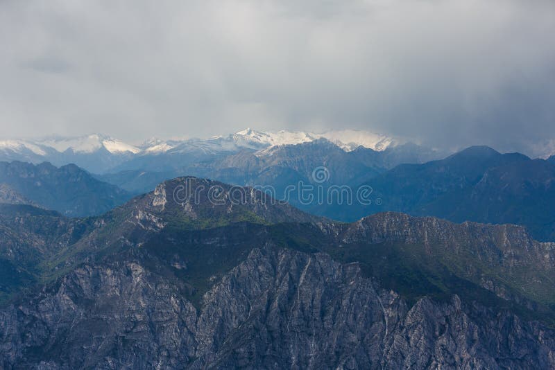 Storm Clouds Over the Dolomites Stock Image - Image of pure, calm: 72057489