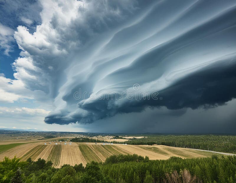 Storm Clouds ,perfect Storm. Tornado Stock Illustration - Illustration of nature, stormy: 323467559