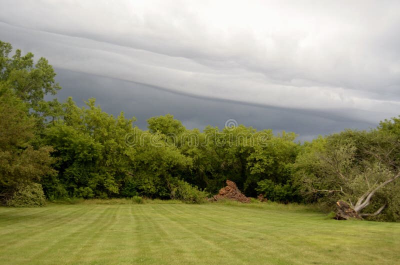 Storm Clouds Rolling in stock photo. Image of lawn, clouds - 56867418