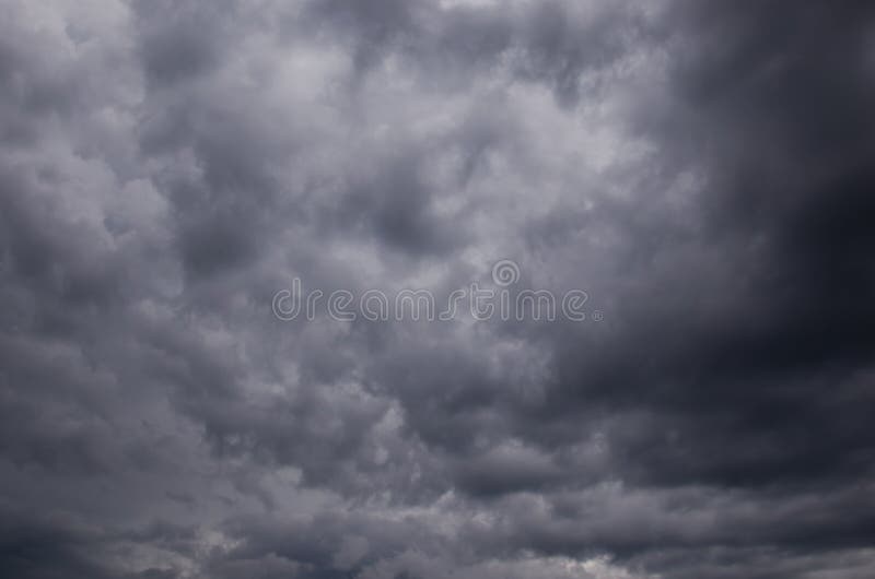 Storm Clouds before a Strong Storm Stock Photo - Image of morning ...