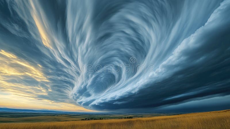 Storm Clouds at Sunset stock image. Image of nature - 367062609