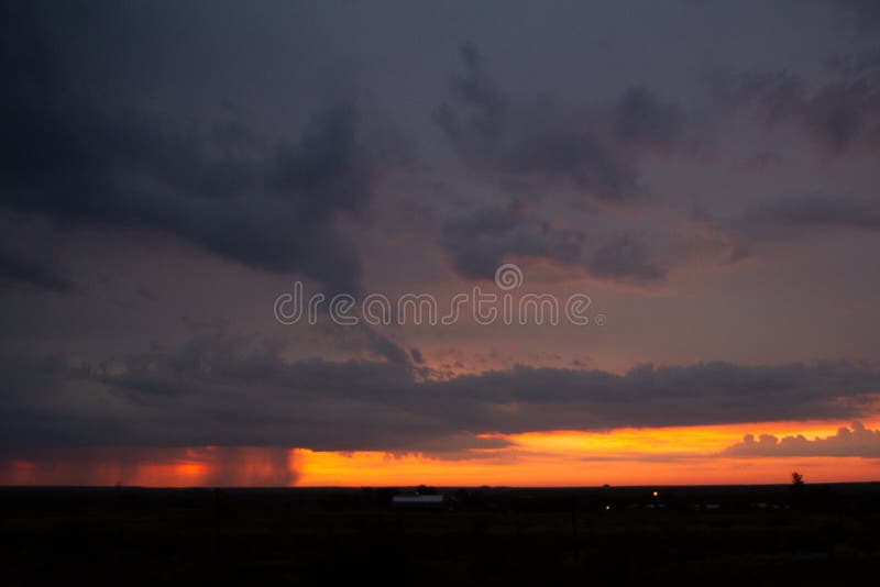 Storm Clouds at Sunset in Namibia Stock Photo - Image of cloudy, moody ...