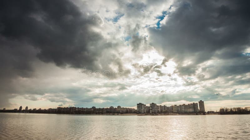 Storm Clouds Time-lapse in the Typhoon Sky Stock Footage - Video of ...