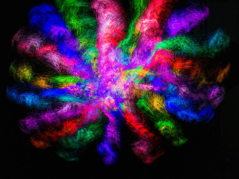 A storm of colors stock photo. Image of jovial, lightpainting - 91053458