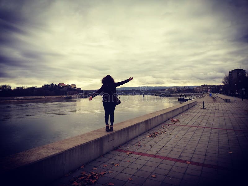 Storm is coming stock photo. Image of storm, alone, loneliness - 174562252