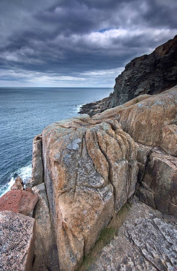 Storm Coming to Acadia stock image. Image of compelling - 2937505