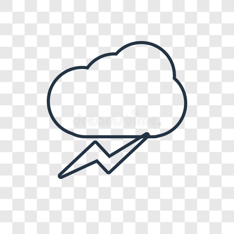 Storm Icon Vector Isolated on White Background, Logo Concept of Stock ...