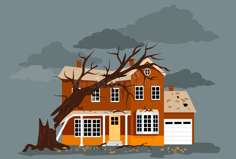 Storm Damage House Stock Illustrations – 5,853 Storm Damage House Stock ...