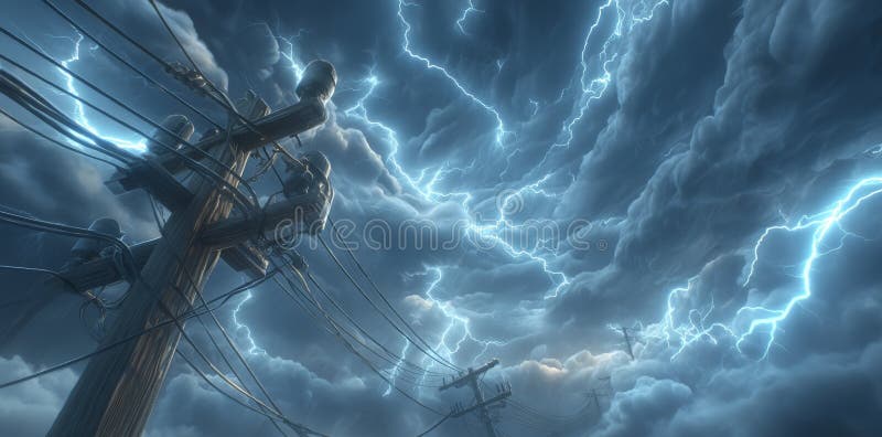 Storm Damage Results in Power Line Disruption Affecting Electrical ...