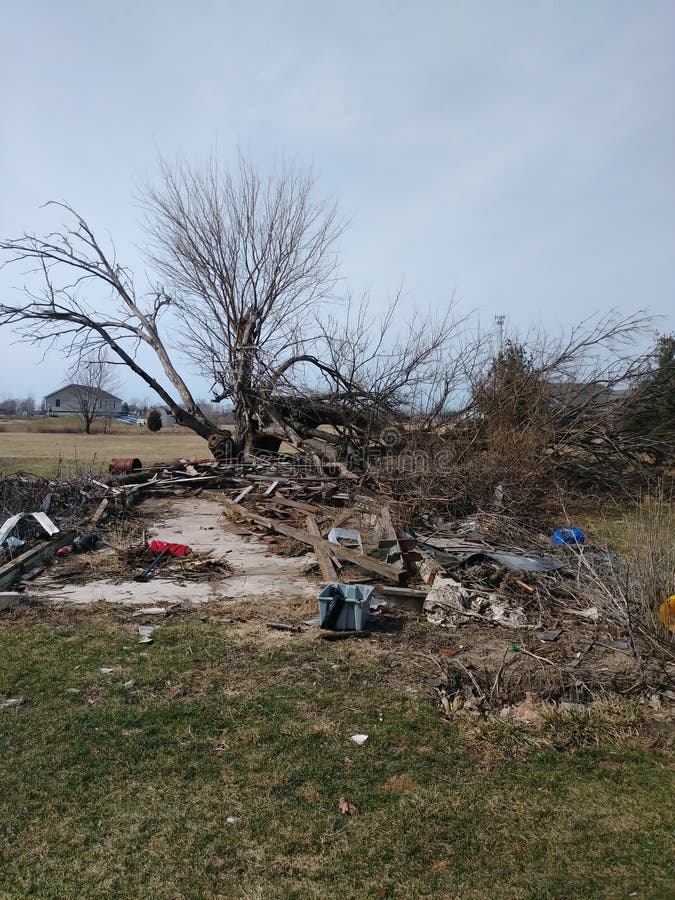 Storm damage stock photo. Image of storm, scary, damage - 111752862