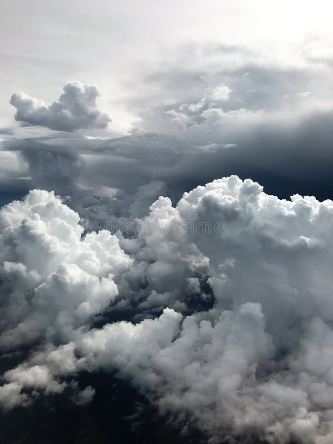 Dangerous Cloudy Sky, Cloudscape, Sky View Stock Image - Image of ...