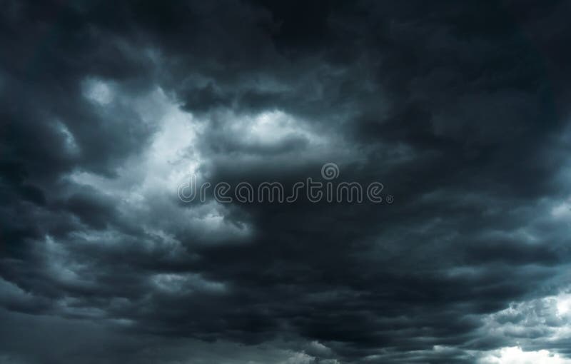 Storm Dark Clouds, Dramatic Background Stock Photo - Image of windstorm ...