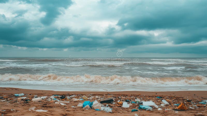Storm Debris on the Beach Environmental Pollution and Its Impact on ...