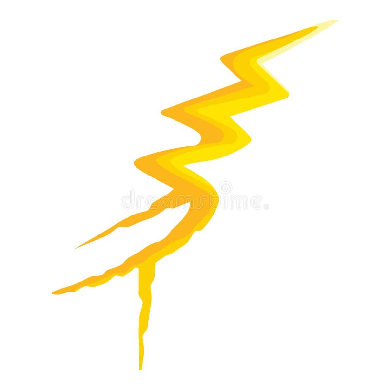 Storm Electric Bolt Icon Cartoon Vector. Arrow Fast Single Stock Vector ...