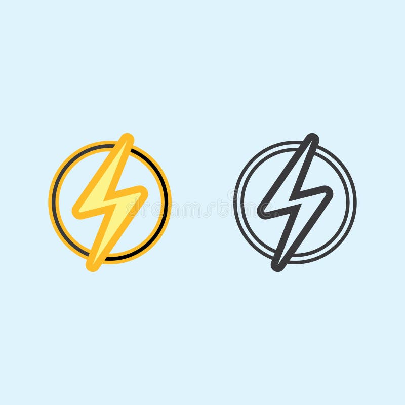 Storm Electric Flash Bolt Logo Design Template for Branding Stock ...