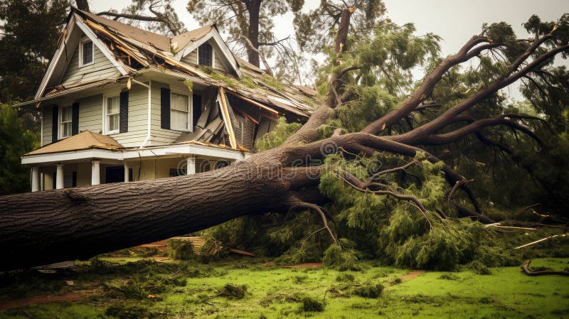 Storm emergency tree stock photo. Image of repair, responders - 360883848