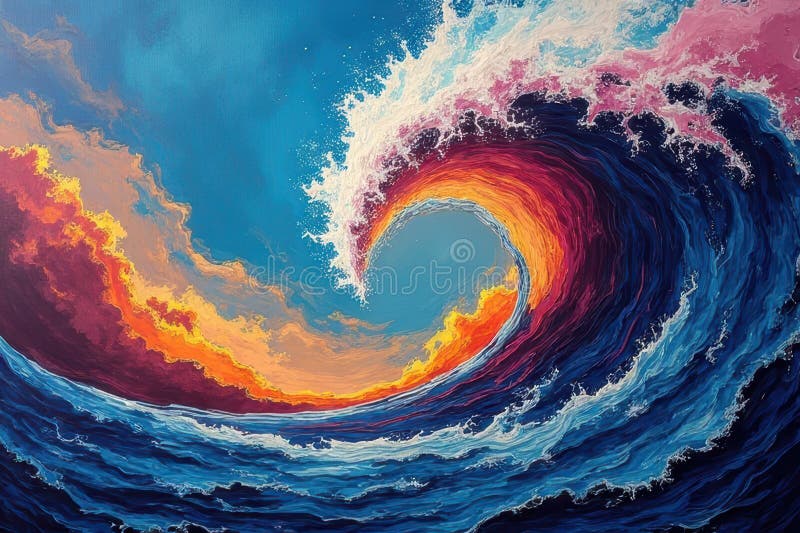 Storm of Emotions stock illustration. Illustration of colors - 367301108