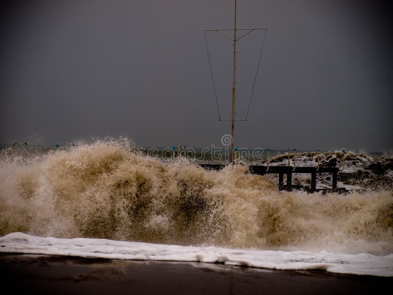 Storm flood stock image. Image of danger, catastrophe - 70013555
