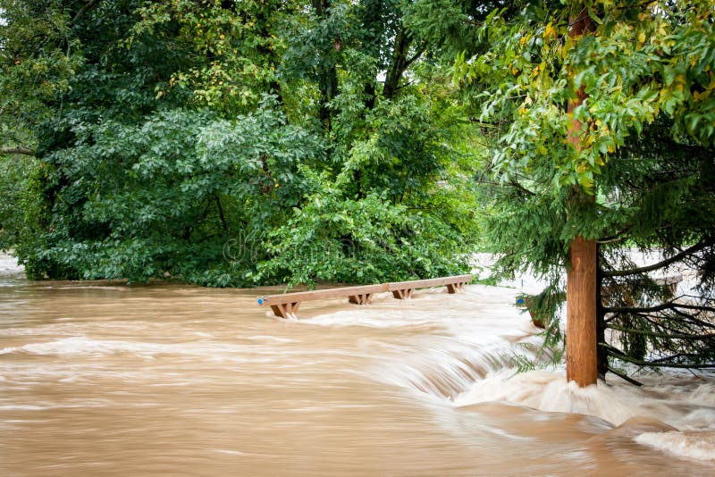 Storm Flooding stock photo. Image of flood, shadows, deep - 79611452