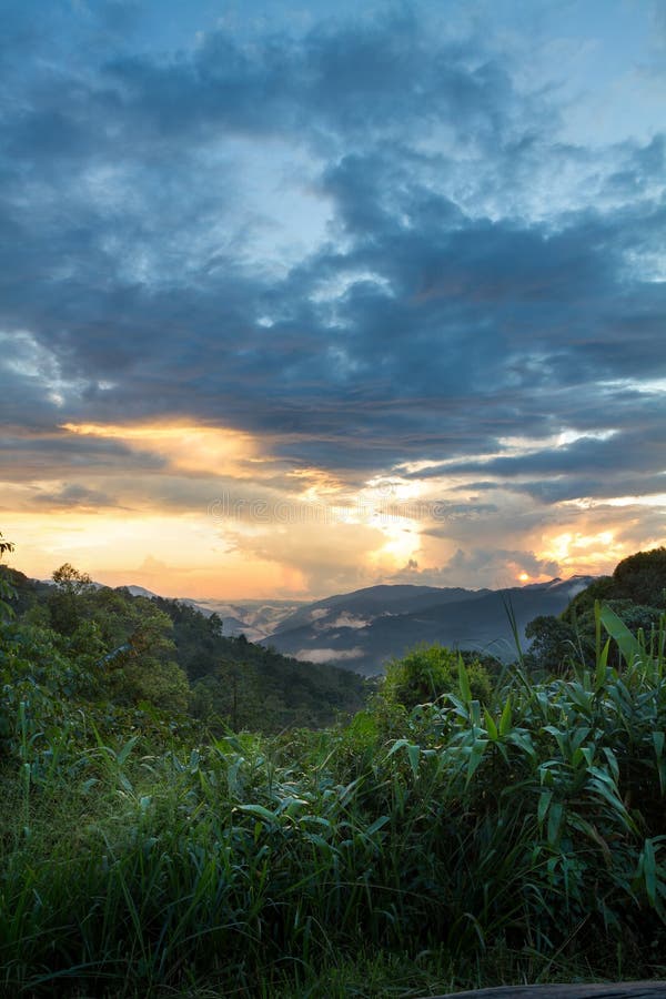 Storm in golden hour stock photo. Image of orange, beach - 70826860