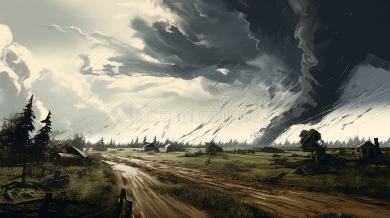 Apocalyptic Tornado Outbreak: Concept Art Commission with High Detailed ...