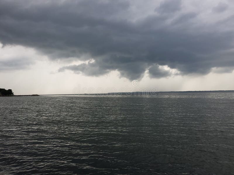 Storm on the Horizon V1 stock photo. Image of grey, storms - 3580194