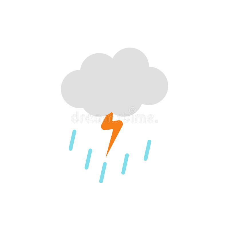 Storm Icon Vector Isolated on White Background, Storm Sign , Disaster ...