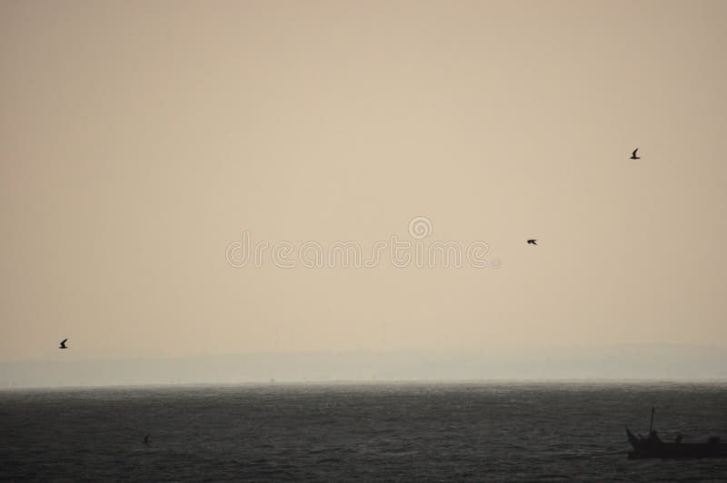 Storm on the Java Sea. Indonesia Stock Image - Image of clouds, weather ...