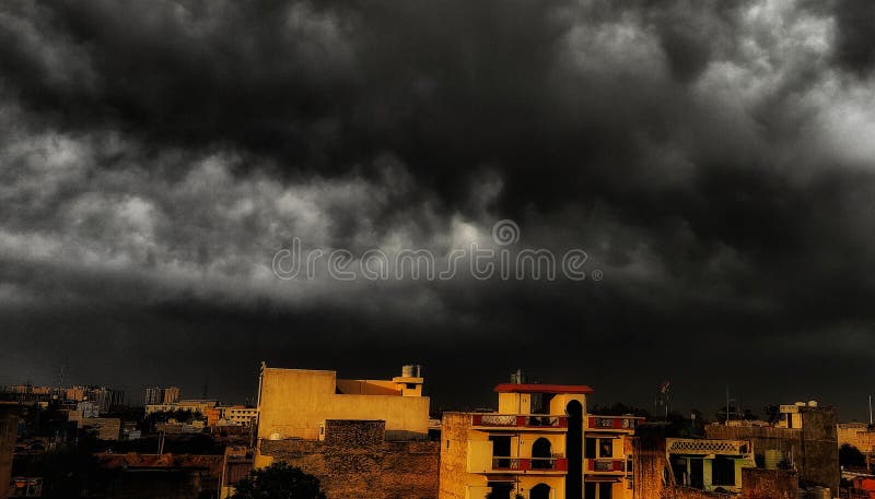 A Storm Midnight Scene in Day Wallpaper Stock Photo - Image of darkness ...
