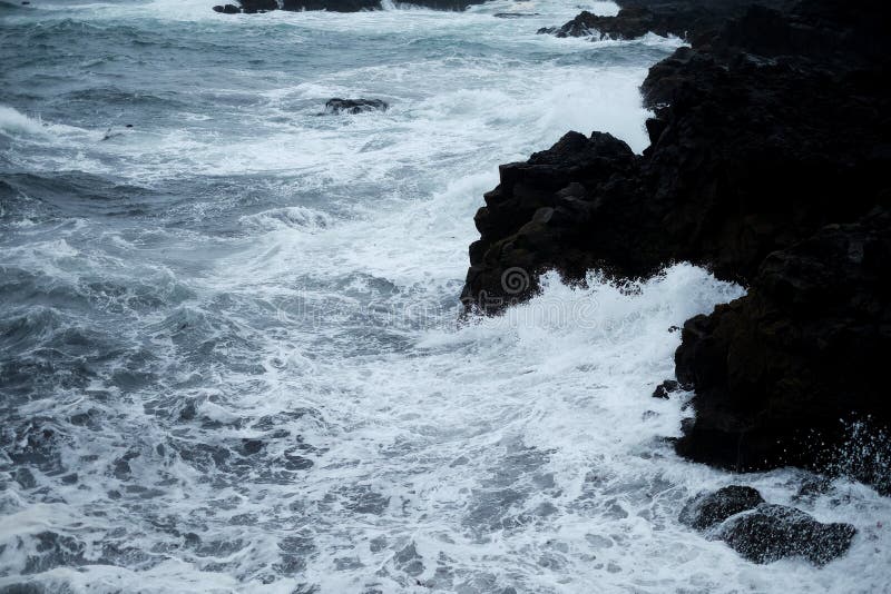 Storm in the Northern Ocean Stock Photo - Image of rough, landscape ...