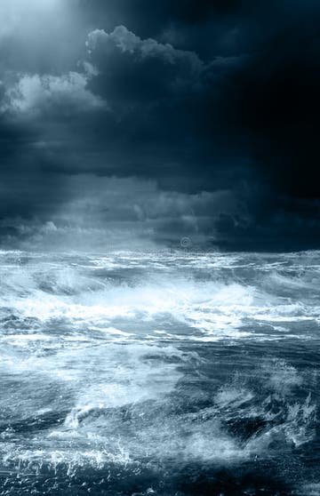 Storm on the ocean stock image. Image of dramatic, splash - 18798087
