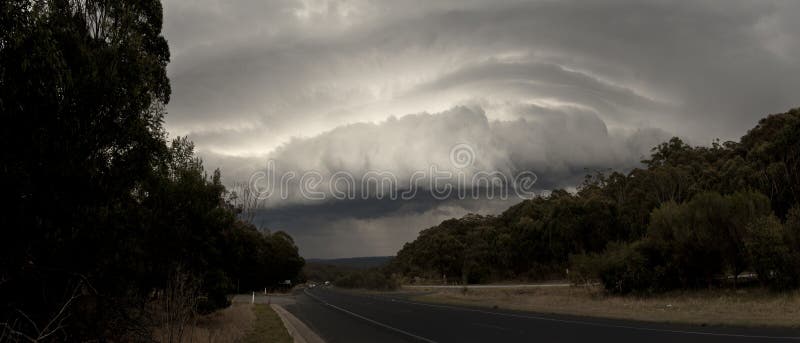 The Storm at Outback of New South Wales Stock Photo - Image of ...