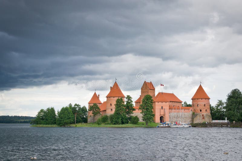 Storm over Castle stock image. Image of kingdom, east - 68150397