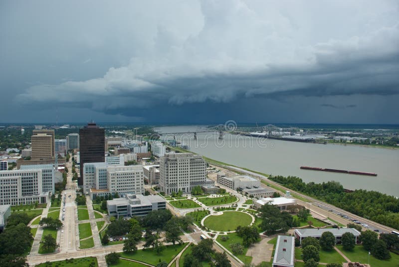 Baton Rouge River Walk stock photo. Image of night, dock - 11629140