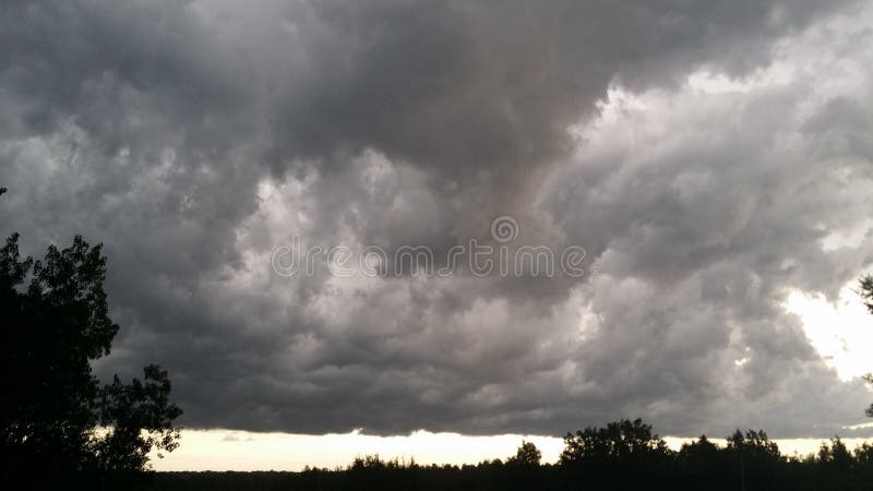 Thunderstorms rolling in stock photo. Image of black - 88442384