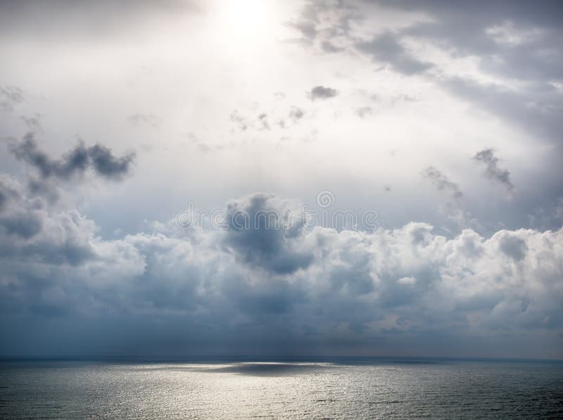 Storm on the Sea after a Rain Stock Image - Image of high, range: 27549797