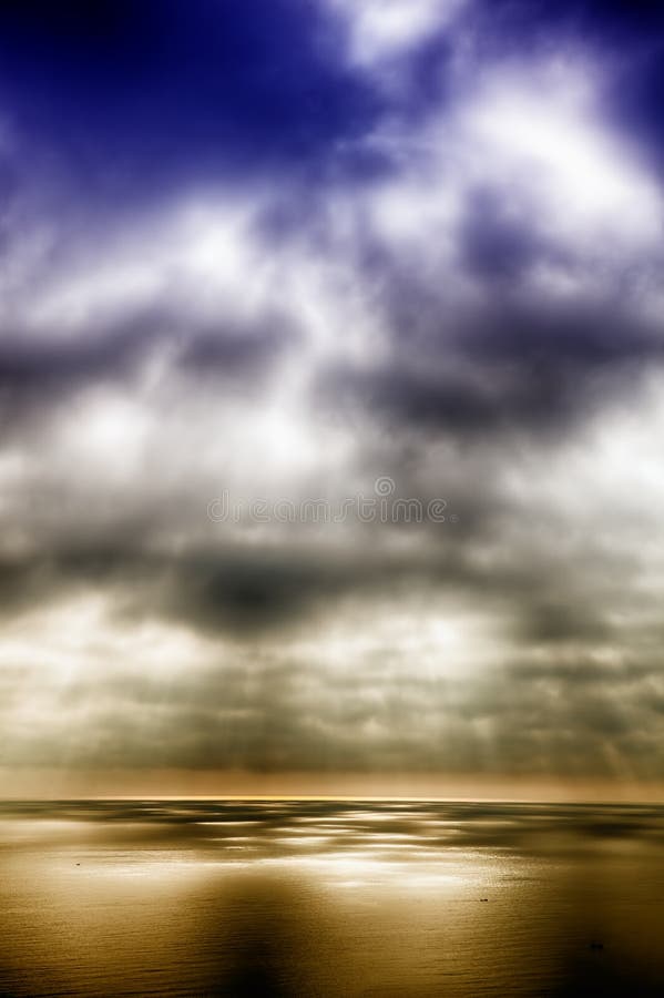 Storm on the Sea after a Rain Stock Image - Image of high, range: 27549797