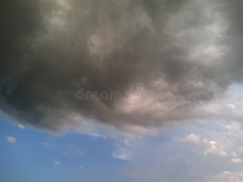 Storm in the sky stock image. Image of cloudscape, clima - 96533049