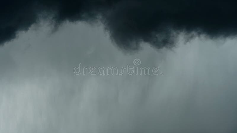 Storm Sky, Dark Dramatic Clouds during Thunderstorm, Rain and Wind ...