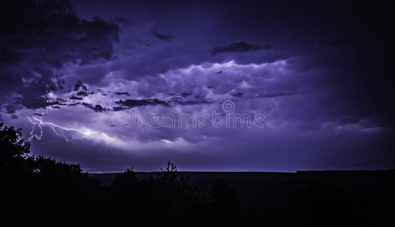 Storm stock image. Image of nightsky, landscape, night - 54447883