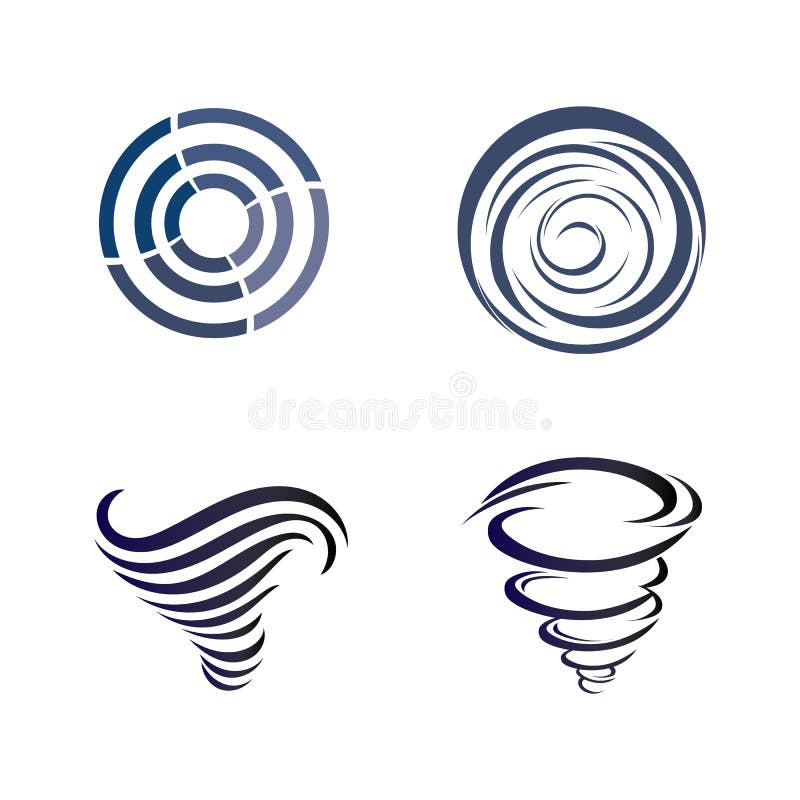 Storm and Tornado Logo Design Vetor Stock Vector - Illustration of ...