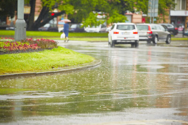 Storm stock image. Image of driving, city, person, rush - 31361267