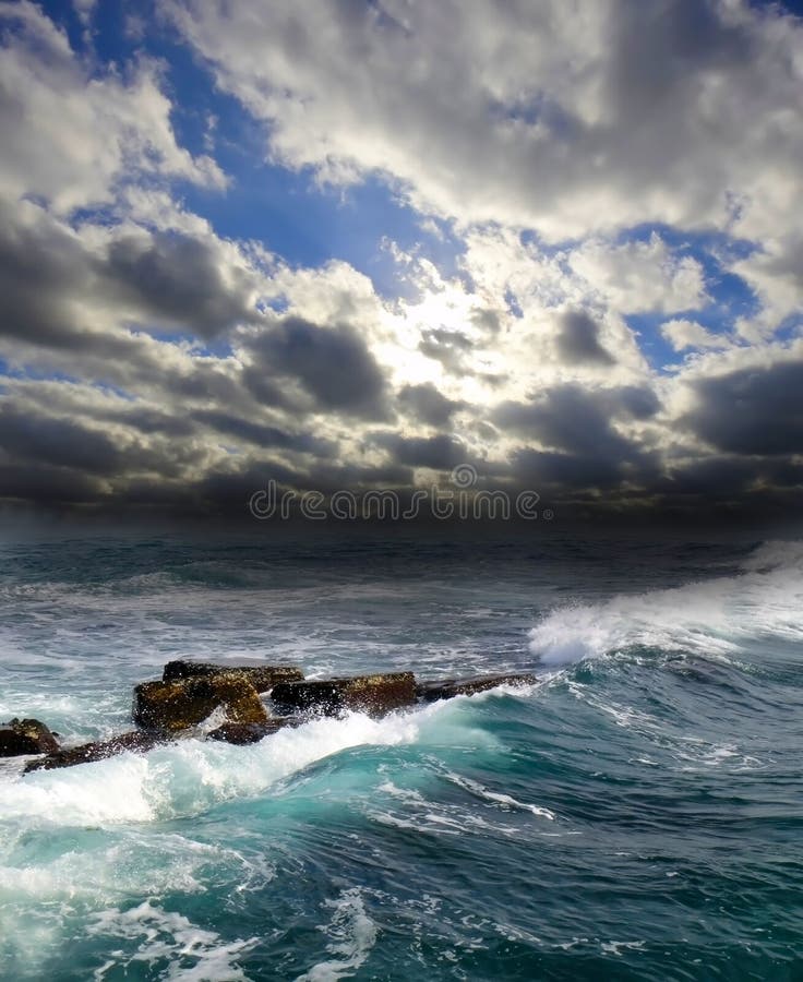 Storm stock illustration. Illustration of mountains, macrocosm - 81539895