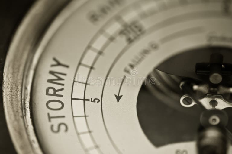 Storm warning stock photo. Image of falling, change, barometer - 4501224