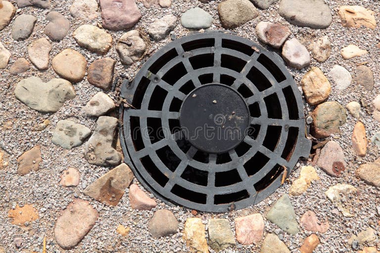 Storm water basin stock photo. Image of gully, road, overflow - 22793272