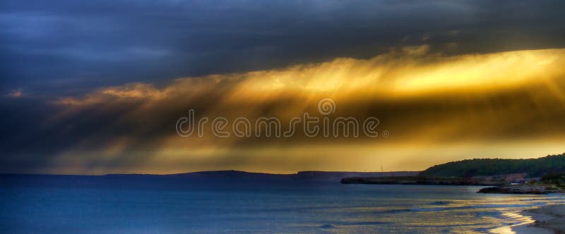 Stormbreak stock photo. Image of islands, beach, coast - 22433134