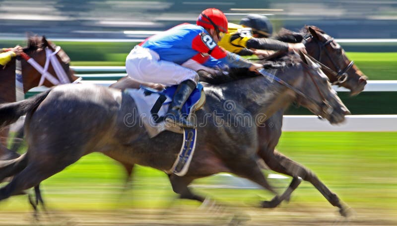 Storming Down the Homestretch Editorial Stock Image - Image of ...