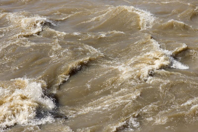 Storming flood river water stock image. Image of damage - 19752021